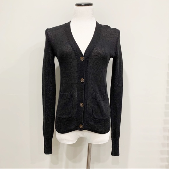 silence + noise | Sweaters | Silence Noise Linen Blend Knit Cardigan ...